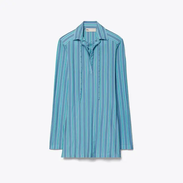Tory Burch Lace-up Jersey Tunic