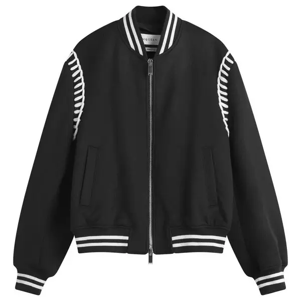 Alexander McQueen Wool Bomber Jacket