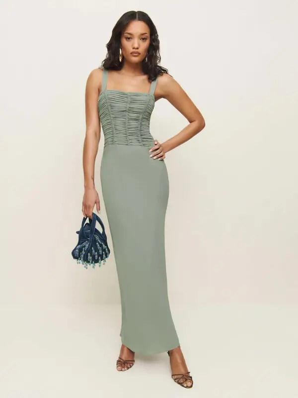 REFORMATION Josetta Maxi Dress - Seafoam