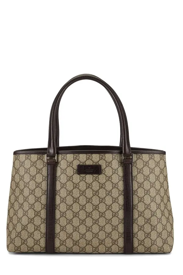 Gucci Gg Supreme Canvas Large Tote