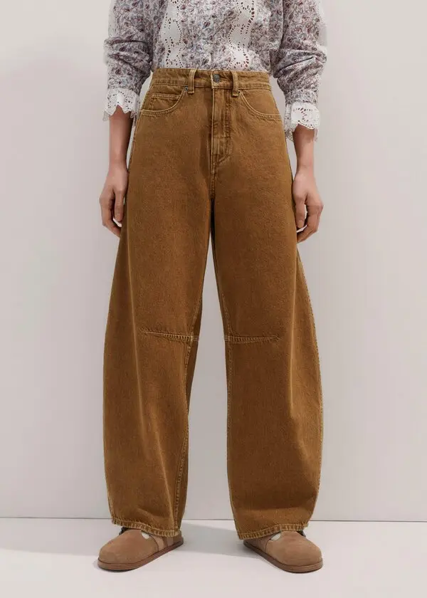 ME+EM Extreme Tapered Jean - Toffee
