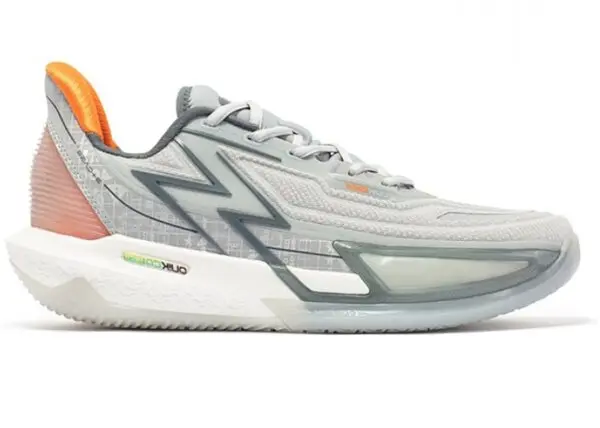 361 DEGREES Big3 4.0 Quick Pro Photon Sneakers - Photon Grey/orange