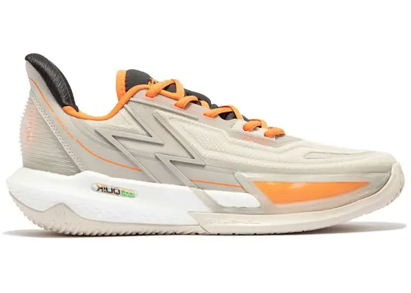 361 DEGREES Big3 4.0 Quick Pro Peace Sneakers - Beige/orange/black