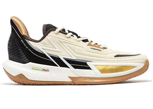 361 DEGREES Big3 4.0 Quick Pro Sneakers - Beige/black/gum