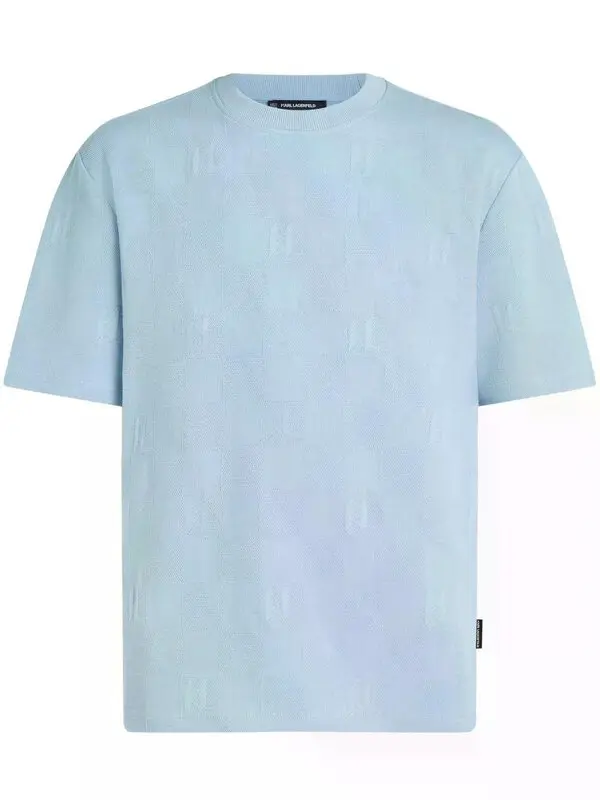Karl Lagerfeld All-over Print T-shirt - Blue