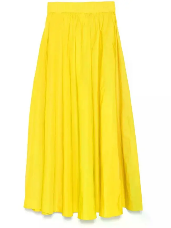 P.a.r.o.s.h Taffeta Maxi Skirt - Yellow