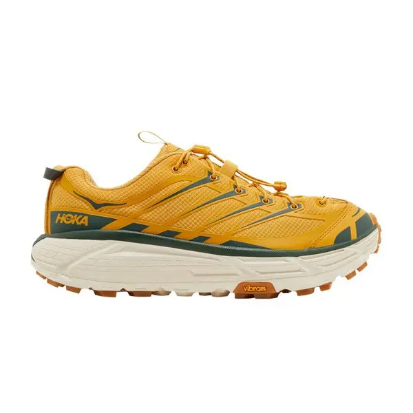 Hoka Mafate Three2 Sneakers - Gold