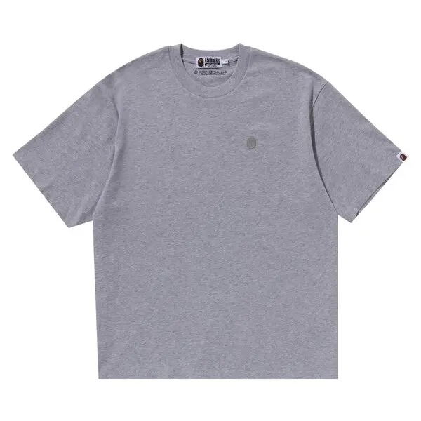 BAPE Tonal Ape Head One Point Tee - Grey