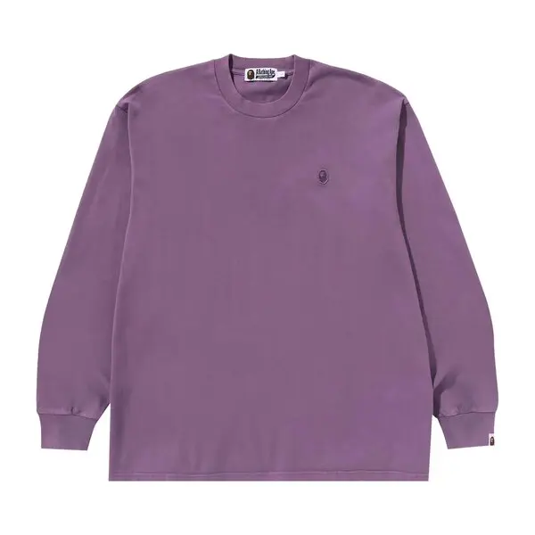 BAPE Ape Head Long-sleeve Tee - Purple