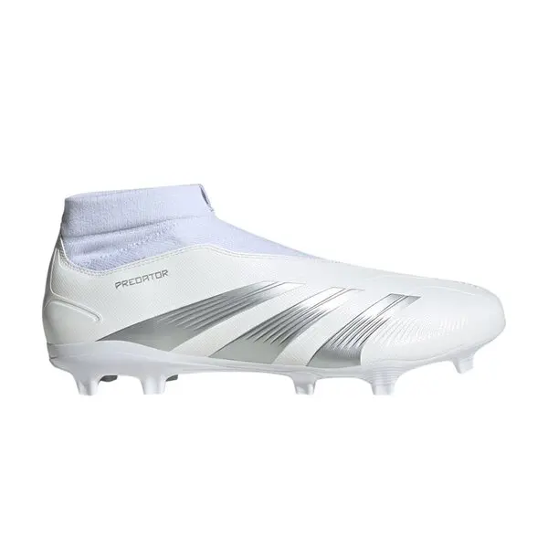 Adidas Predator 24 League Laceless Fg 'pearlized Pack - White