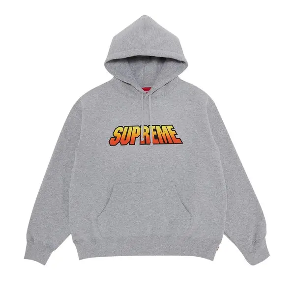 Supreme Gradient Hooded Sweatshirt - Grey