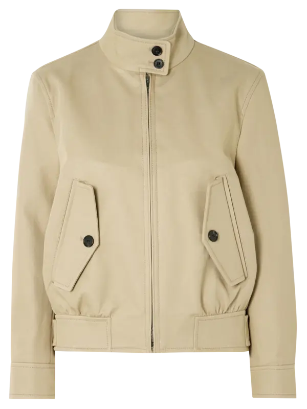 Gucci Cotton-drill Bomber Jacket - Neutrals