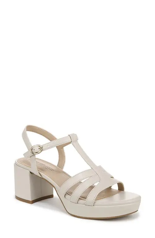 LIFESTRIDE Rio Ankle Strap Platform Sandals - Bone