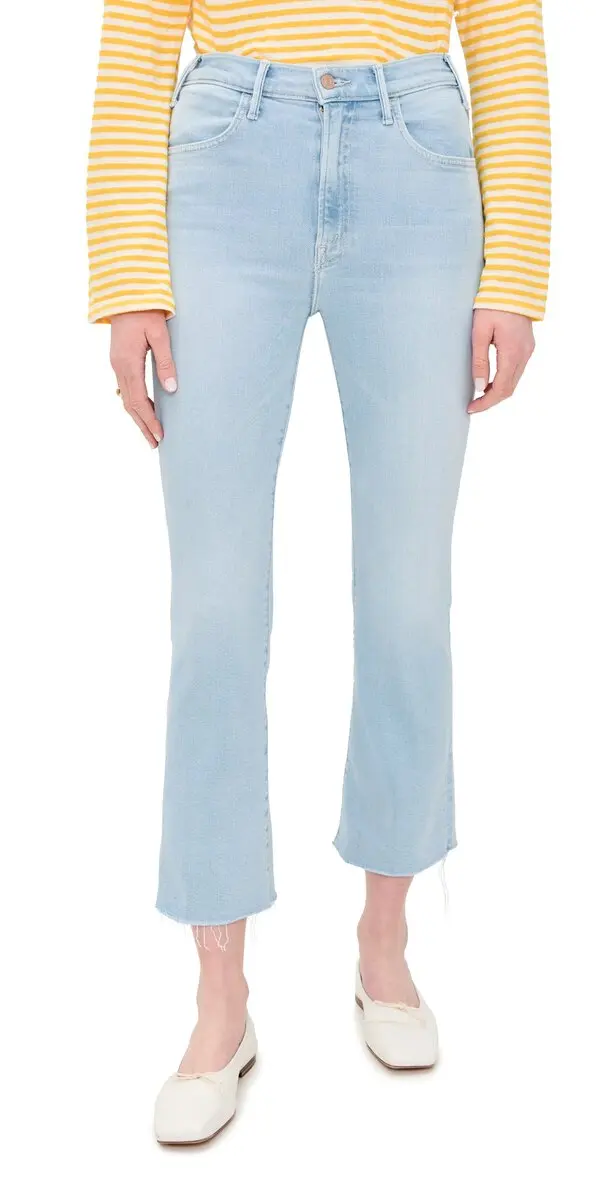 MOTHER The Hustler Ankle Fray Jeans