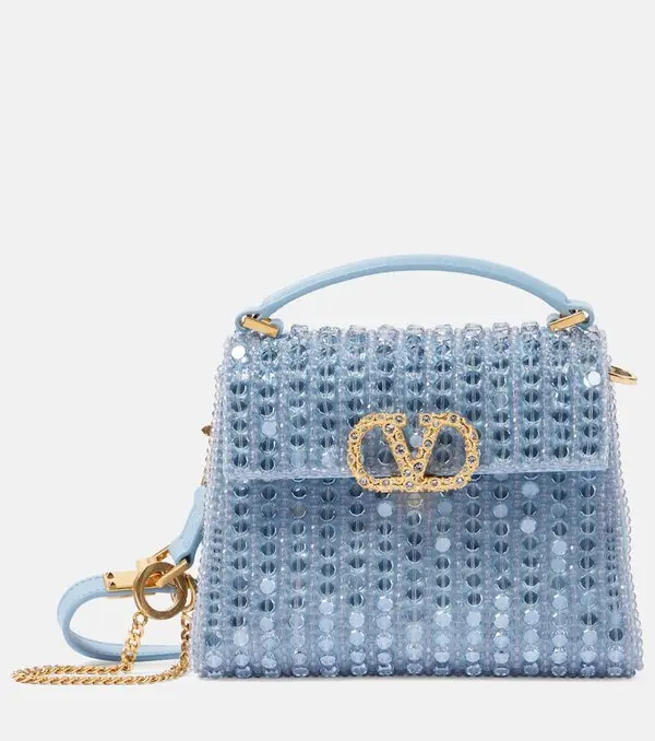 Valentino Garavani Vsling Mini Embellished Tote Bag