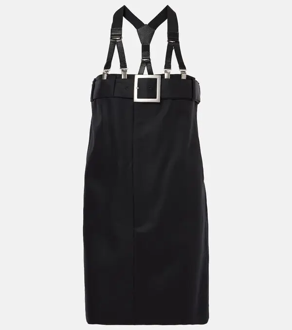 Jean Paul Gaultier Virgin Wool Minidress