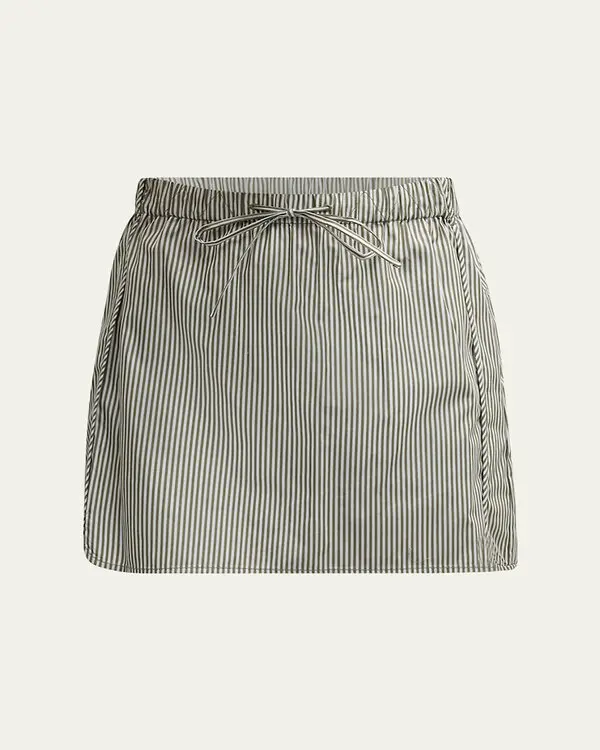 Simkhai Shiori Stripe Mini Skirt