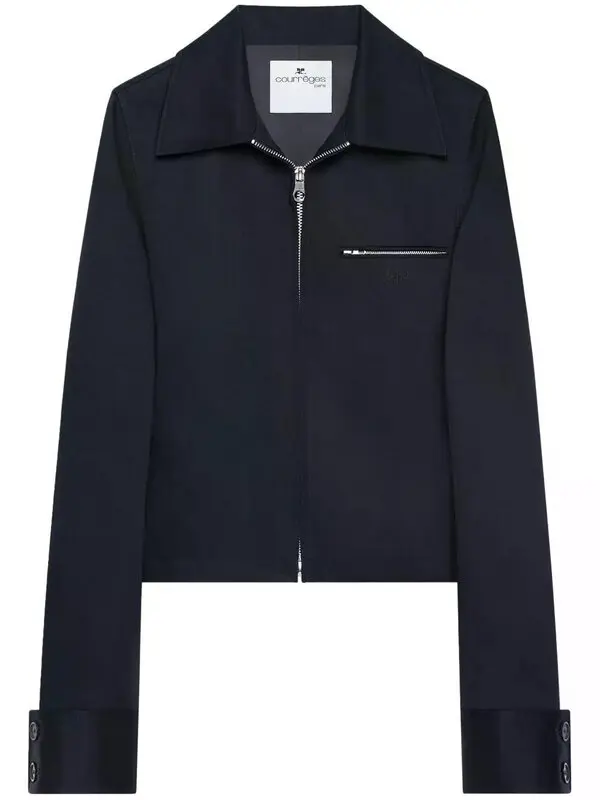 COURREGES Martingale Shirt Jacket - Blue