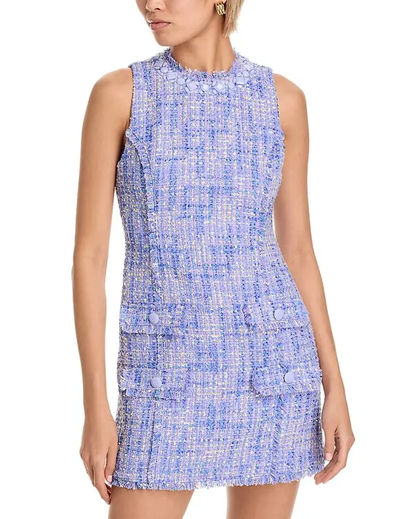 Cinq À Sept Lucie Boucle Ellisel Dress - Honey Lavender Multi