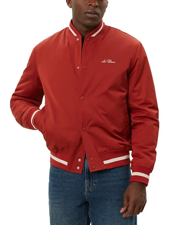 LES DEUX Tech Varsity Jacket - Bossa Nova