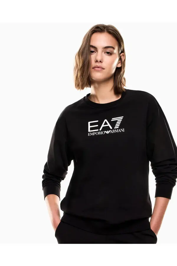 Emporio Armani Stretch-cotton Tracksuit - Black