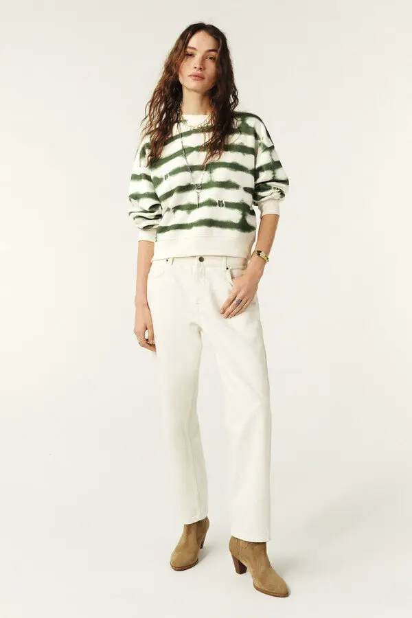 Ba&sh Sete Tie & Dye Sweatshirt - Green