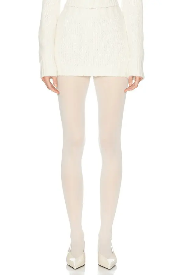 HELSA Annabelle Knit Skirt - Ivory