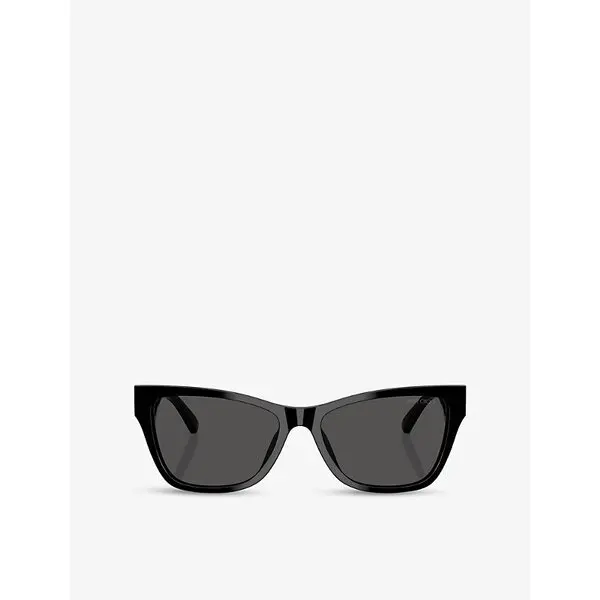 JIMMY CHOO Pillow-frame Acetate Sunglasses - Black