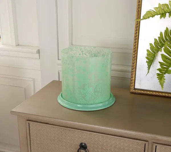 HOMEWORX BY SLATKIN + CO. Homeworx Slatkin & Co. Printed Toile Glass & Hurricane