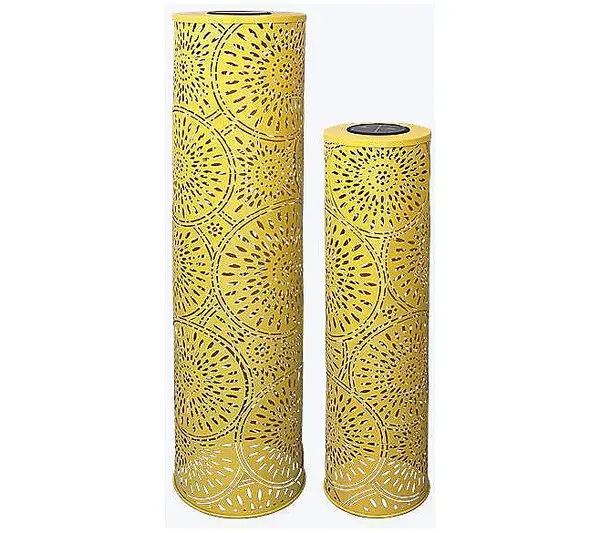 YOUNG'S INC. Young's Metal Solar Lantern, Set Of 2