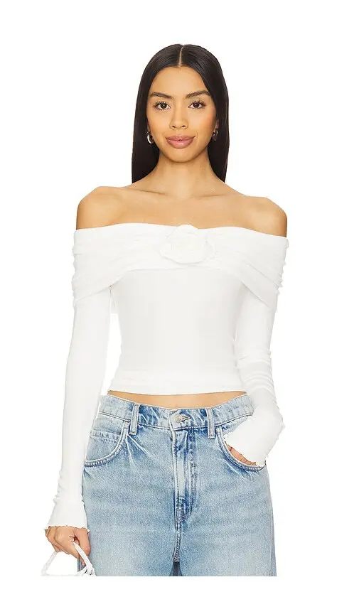 LOVERS AND FRIENDS Liliane Top - White