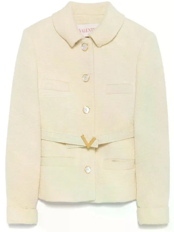 Valentino Garavani Tweed Jacket - Neutrals