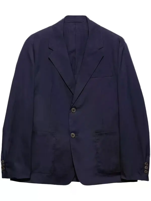 Prada Cotton Blazer - Blue