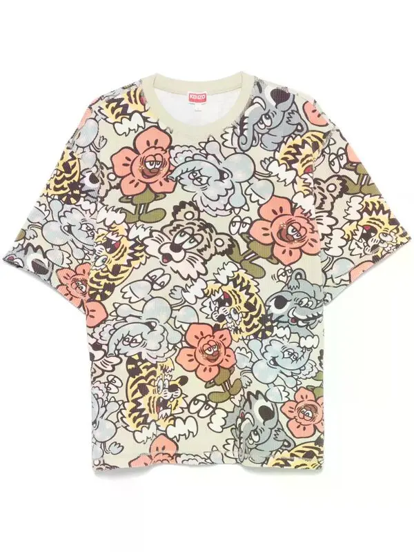 Kenzo X Verdy Graphic-print T-shirt