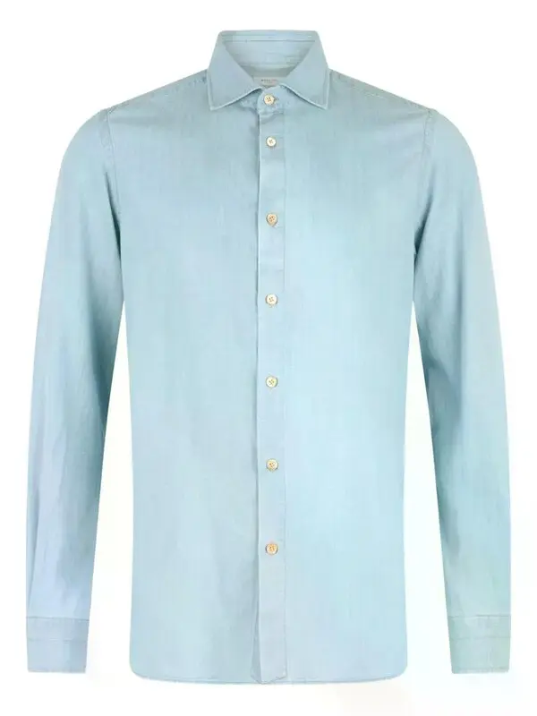 Boglioli Cotton Shirt - Blue