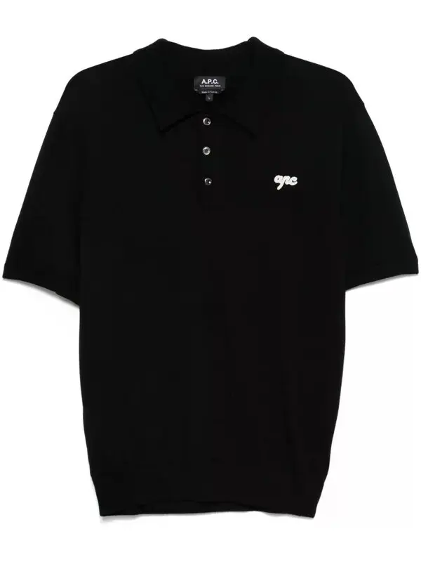 A.p.c. Gregorio Polo Shirt - Black