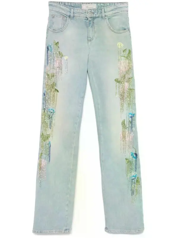 Blumarine Bead-tassel Jeans