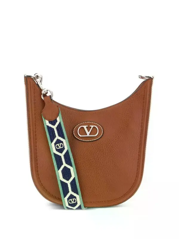 Valentino Garavani Vlogo Signature Cross Body Bag - Brown