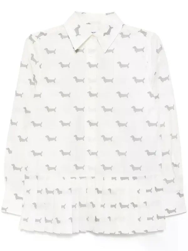 Thom Browne Pleated Bottom Shirt