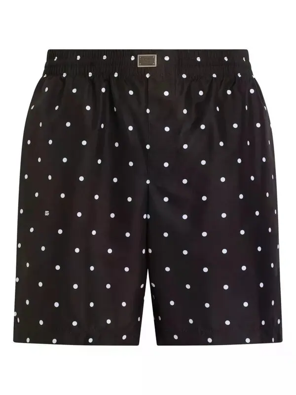 Dolce & Gabbana Polka Dot Swim Shorts