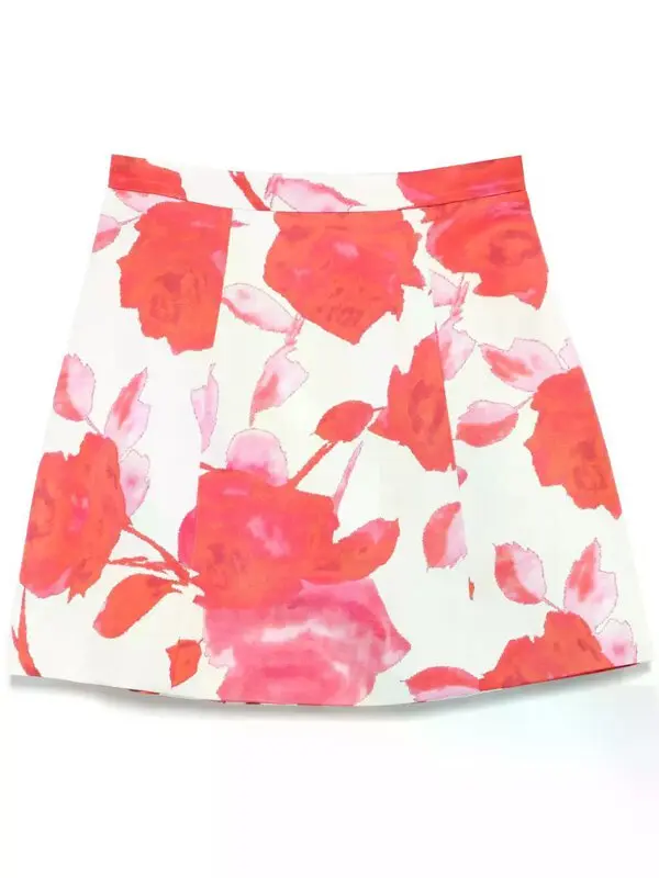 Blumarine Floral-print Mini Skirt