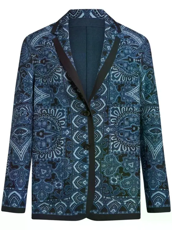 Etro Printed Reversible Blazer