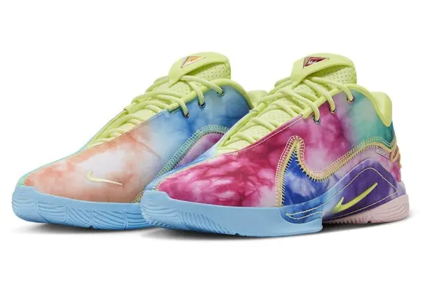 Nike Lebron 22 Ep What The Monopoly Tiedye - Mint Foam/cerise/light Lemon Twist