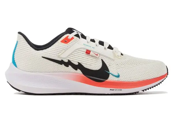 Nike Air Zoom Pegasus 40 Year Of The Dragon Sneakers - Sail/white/bright Crimson