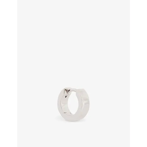 Miansai 4mm Rhodium-plated Single Huggie Earring