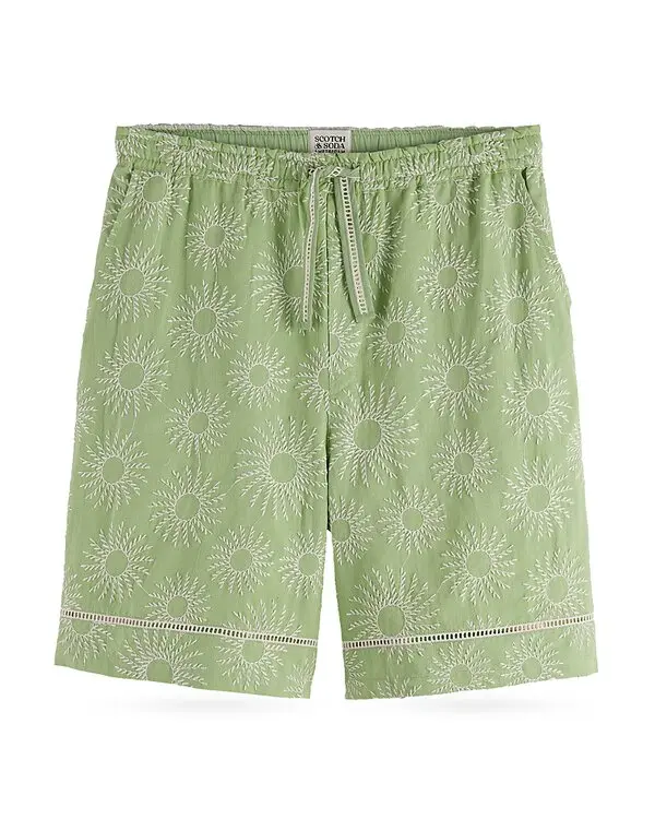 Scotch & Soda Embroidered Bermuda Shorts