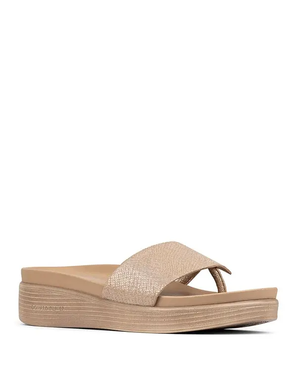 DONALD PLINER Fifi Wedge Sandals - Foam