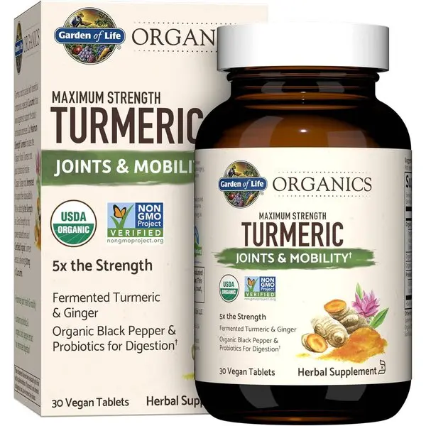 GARDEN OF LIFE Mykind Organics Maximum Strength Turmeric Joints & Mobility 30 Tablets