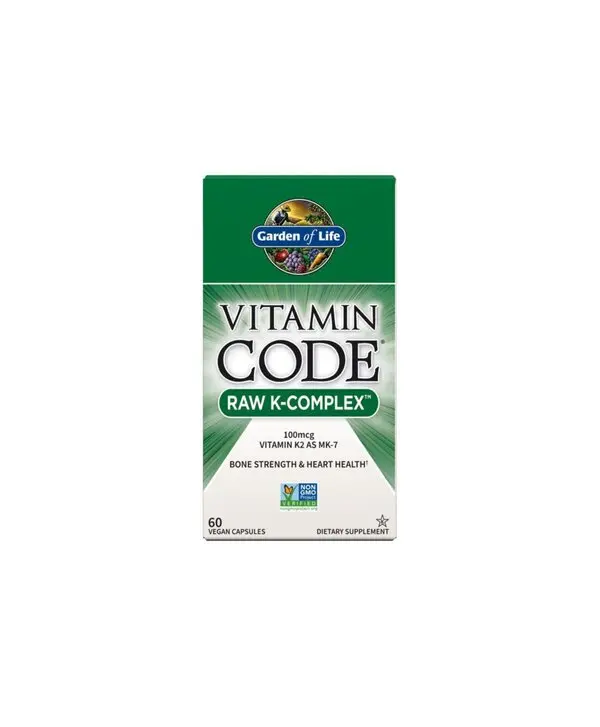 GARDEN OF LIFE Vitamin Code Raw K-complex 60 Capsules