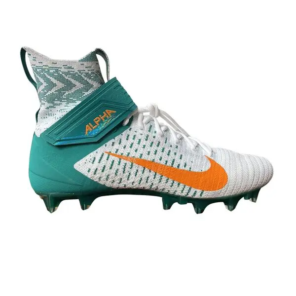 Nike Alpha Menace Elite 2 'miami Dolphins' High Top Sneakers - White